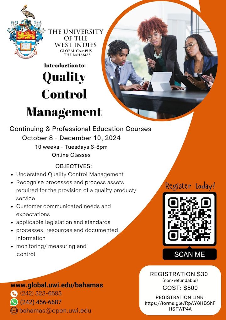 General Continuing Professional Education Courses And Programmes Uwi